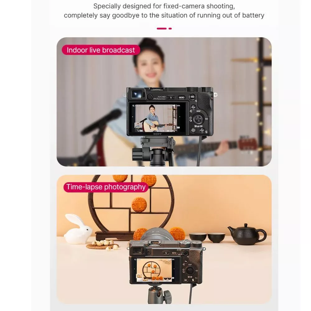 Proocam Dummy Battery Kit NP-FZ100 with AC Power Supply Adapter for Sony A7RIII A7III A9 A9A7M3 ...