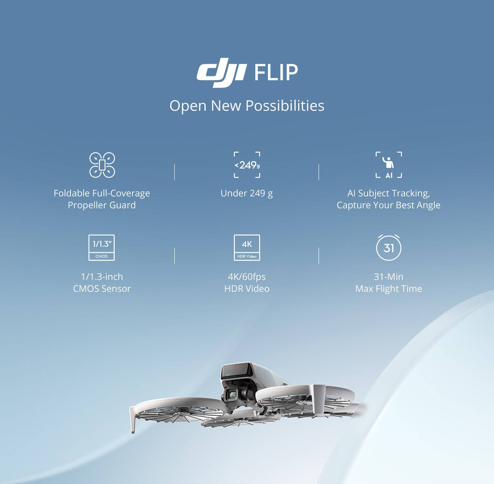 DJI Flip Camera Drone | Camera2u Malaysia Top Camera Equipments Store