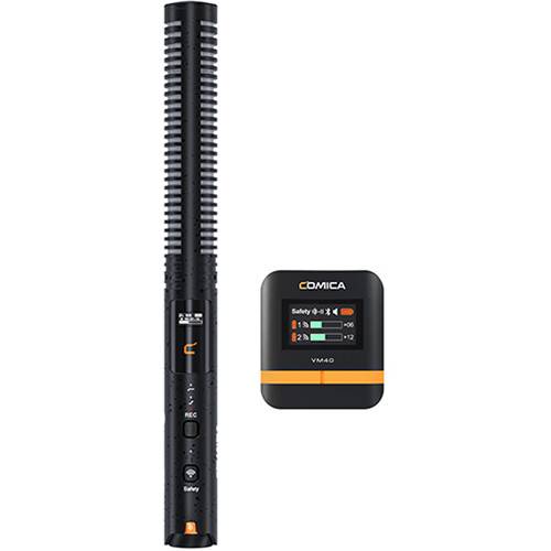 Comica Audio VM40 Super Cardioid Dual-Channel Wireless Shotgun ...