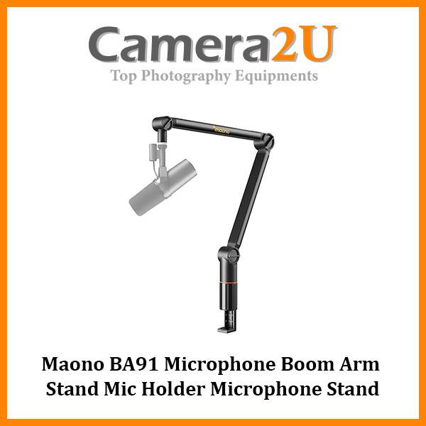 Maono BA91 Microphone Boom Arm Stand Mic Holder Microphone Stand ...