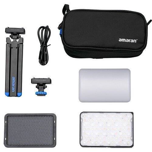 Amaran Ace 25c Kit RGB LED Light Panel All-in-One Creator Kit ...