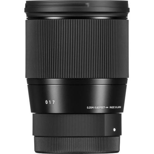 Sigma 16mm f/1.4 DC DN Contemporary Lens for Canon EF-M / MFT / Sony E / Fujifilm X / Nikon Z ...
