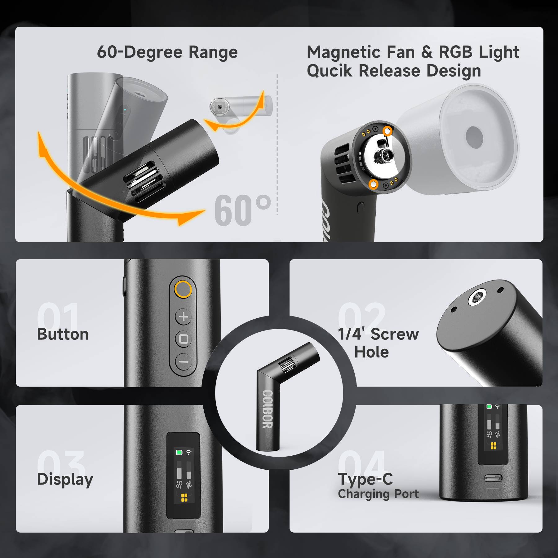 COLBOR CineFlare CF5 Fog Machine (40W) | Camera2u Malaysia Top Camera ...