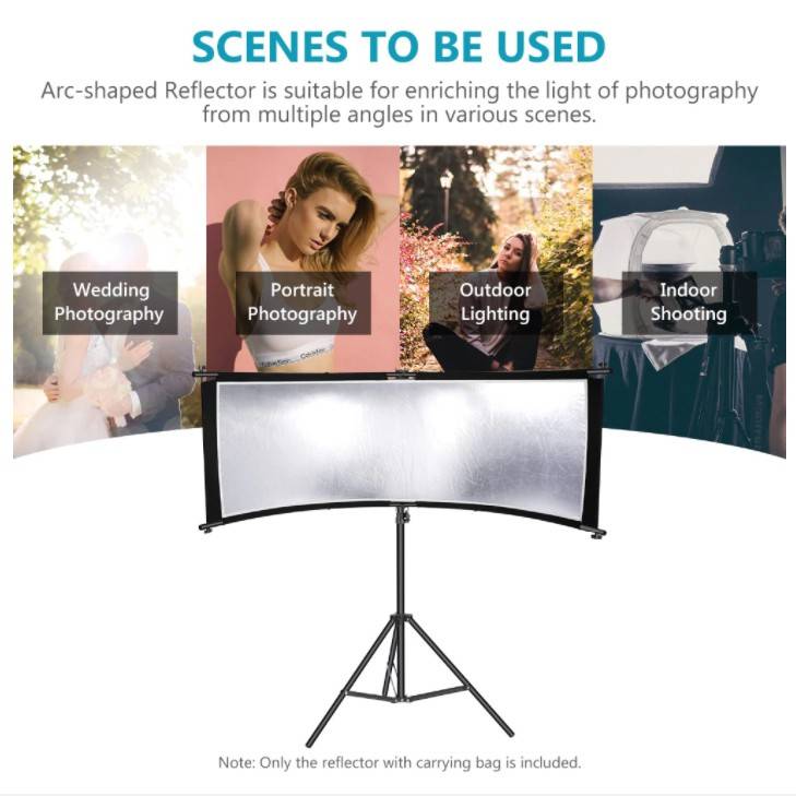 FOTO U-shaped Curved Reflector With Four Color Reflective Cloth For ...