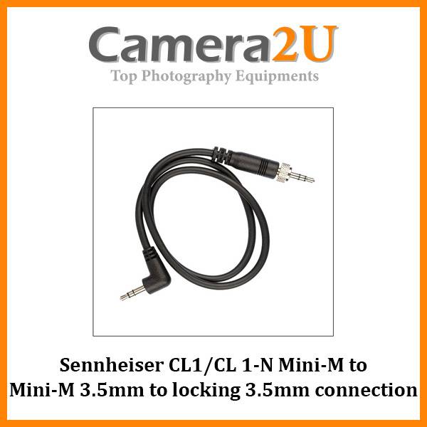 Sennheiser CL1/CL 1-N Mini-M to Mini-M 3.5mm to locking 3.5mm ...