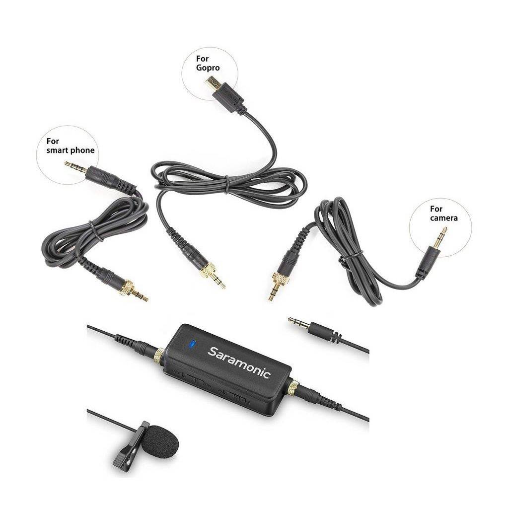 Saramonic LavMic Premium Lavalier Microphone | Camera2u Malaysia Top Camera Equipments Store