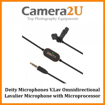 Deity Microphones V.Lav Omnidirectional Lavalier Microphone with ...