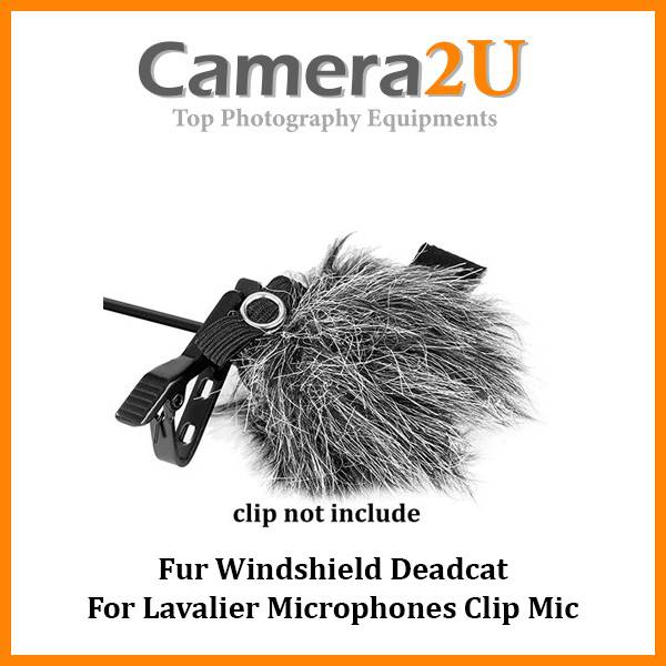 Fur Windshield Deadcat For Lavalier Microphones Clip Mic | Camera2u ...