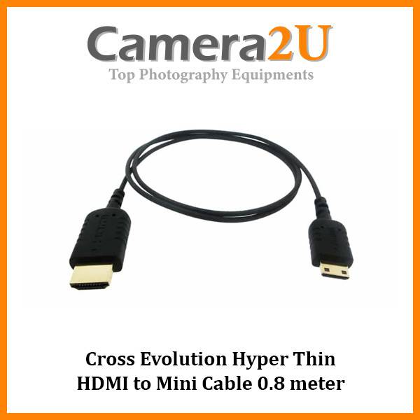 Cross Evolution Hyper Thin HDMI to Mini Cable 0.8 meter (HDMI-C01CR ...