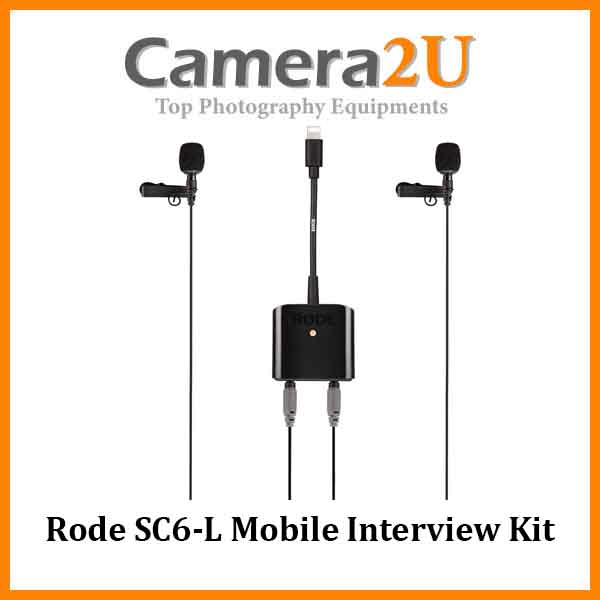 Rode SC6-L Mobile Interview Kit | Camera2u Malaysia Top Camera Equipments Store