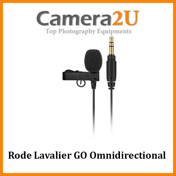 Rode Lavalier GO Omnidirectional Lavalier Microphone for Wireless GO | Camera2u Malaysia Top ...