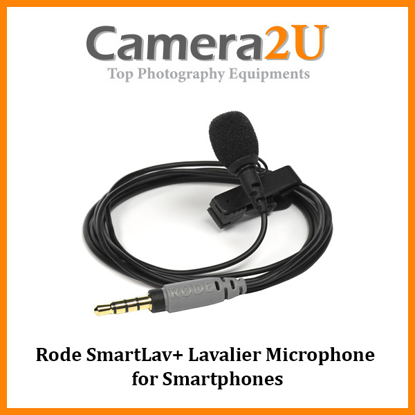 Rode SmartLav+ Lavalier Microphone Mic for Smartphones | Camera2u ...