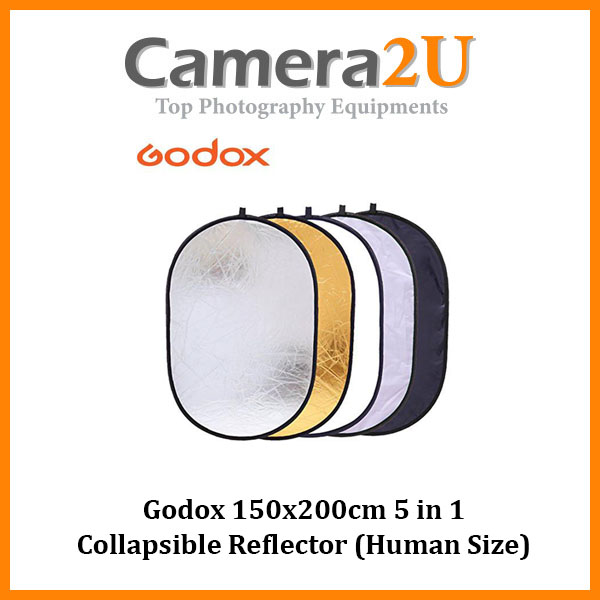 Godox 150x200cm 5 in 1 Collapsible Reflector (Human Size) | Camera2u ...