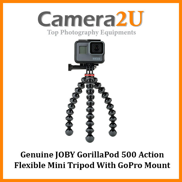 Genuine JOBY GorillaPod 500 Action Flexible Mini Tripod With GoPro ...