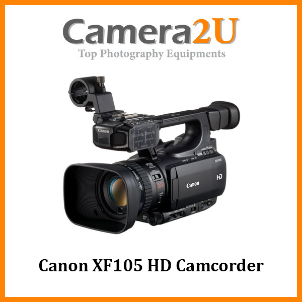 Canon XF105 HD Professional Camcorder (MSIA) | Camera2u Malaysia Top ...