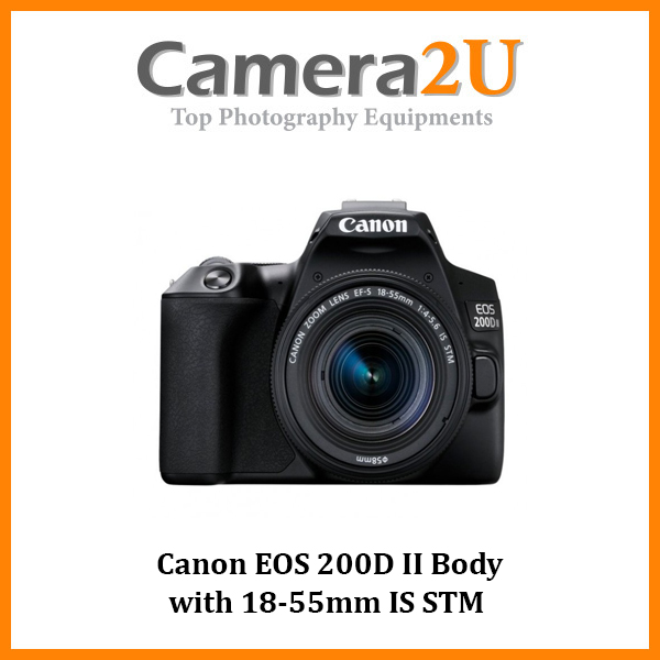 Canon EOS 200D II Body with 18-55mm IS STM Lens +32GB +Bag (Import ...