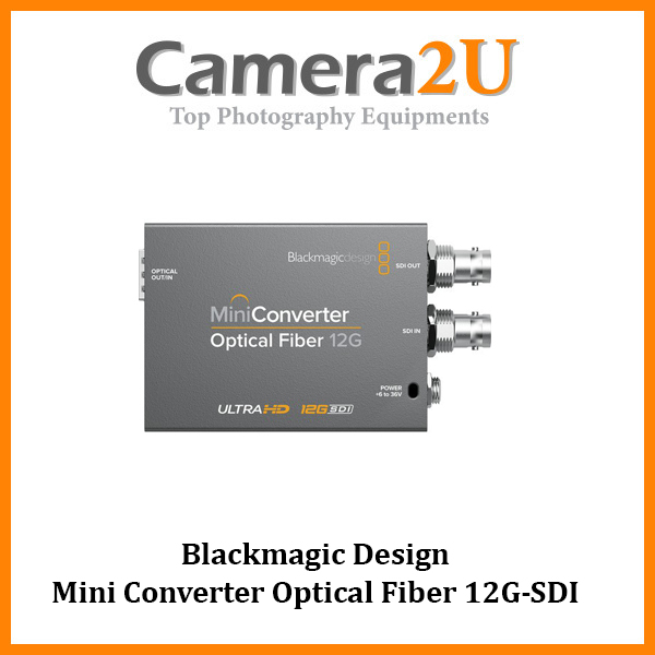 Blackmagic Design Mini Converter Optical Fiber 12G-SDI | Camera2u ...