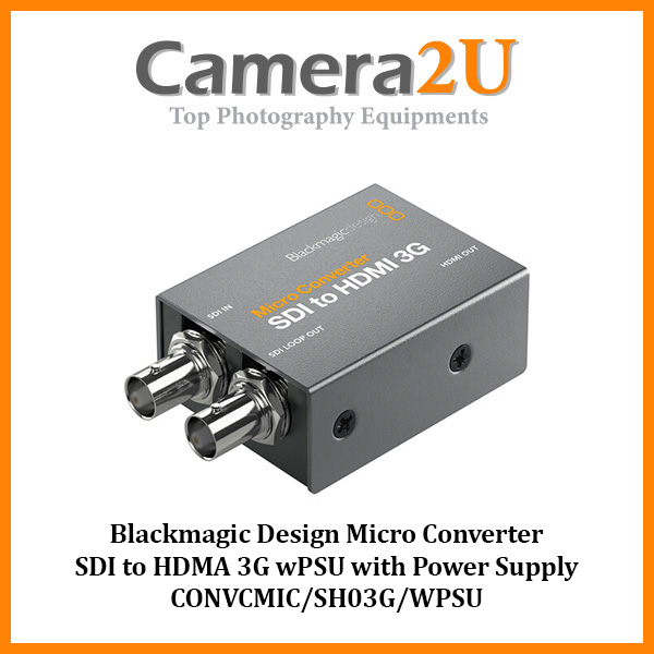 Blackmagic Design Micro Converter SDI to HDMI 3G wPSU with Power Supply ...