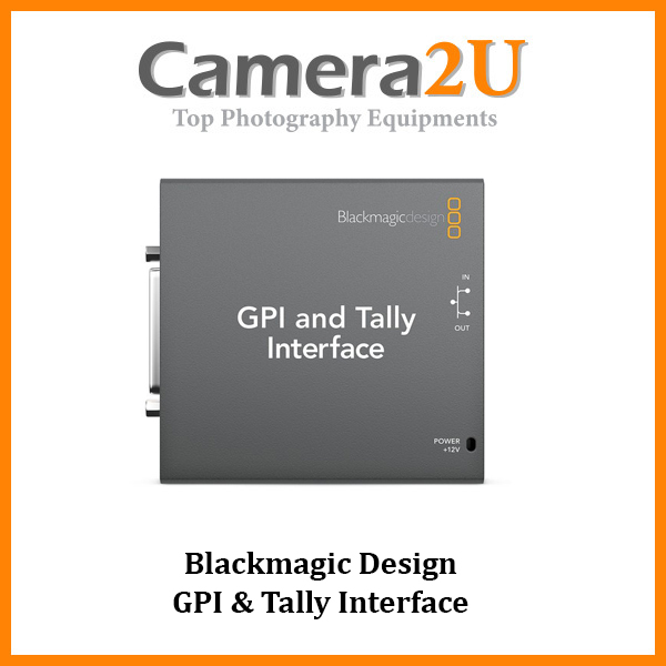 Blackmagic Design GPI & Tally Interface | Camera2u Malaysia Top Camera ...