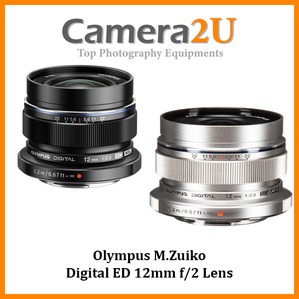 Olympus M.Zuiko Digital ED 12mm f/2 Lens (MSIA)