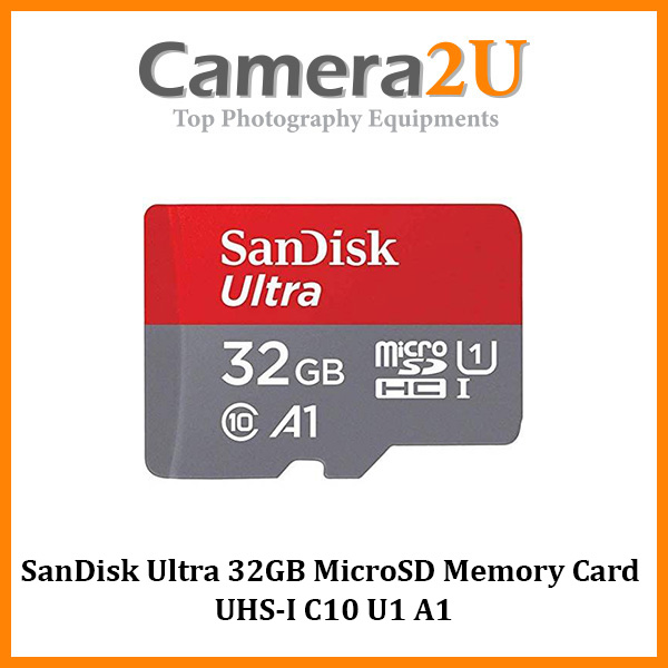 SanDisk Ultra 32GB MicroSD Memory Card 120MB/S UHS-I C10 U1 A1 | Camera2u Malaysia Top Camera ...
