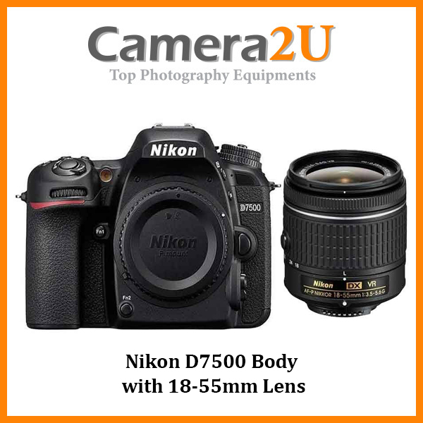 Nikon D7500 Body with 18-55mm Lens 32GB+Bag (Import)