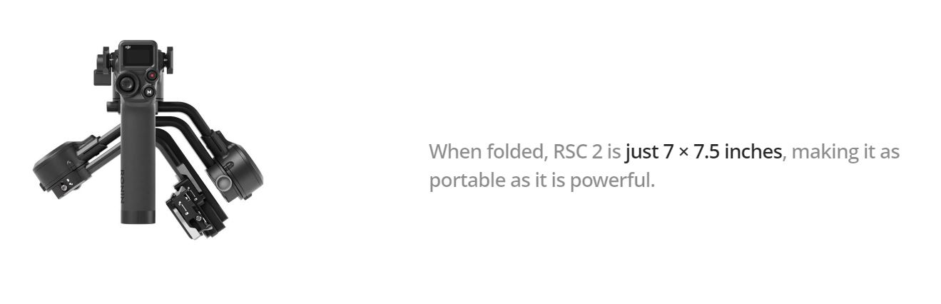 DJI RSC 2 Gimbal Stabilizer Ronin SC2 (Official DJI Malaysia Warranty ...
