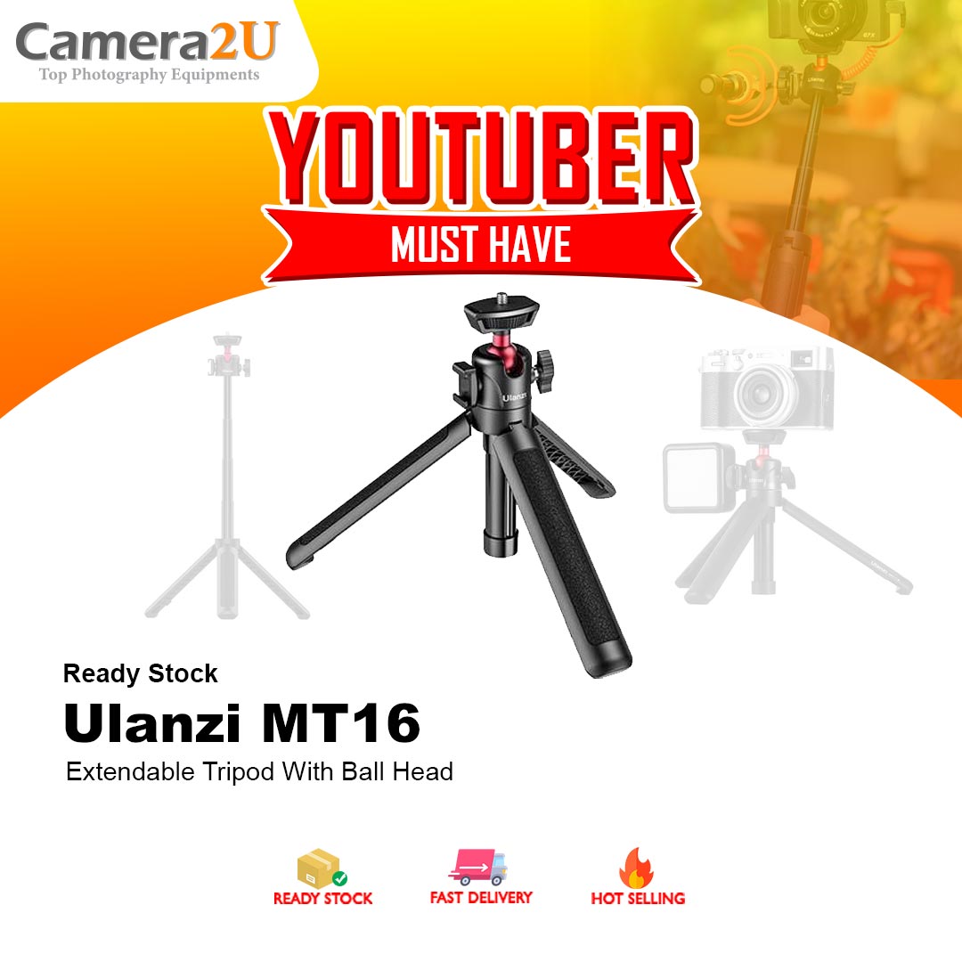 Ulanzi MT-16 MT16 Extendable Tripod with Ball Head | Camera2u Malaysia ...