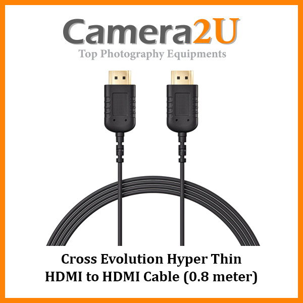 Cross Evolution Hyper Thin HDMI to HDMI Cable (0.8 meter) | Camera2u ...
