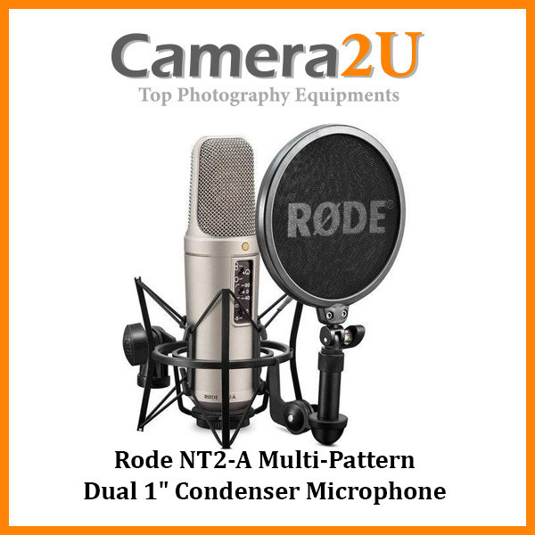 Rode NT2-A Multi-Pattern Dual 1" Condenser Microphone| Camera2u ...