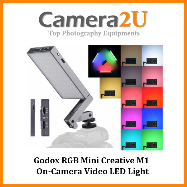 Godox RGB Mini Creative M1 On-Camera Video LED Light | Camera2u ...