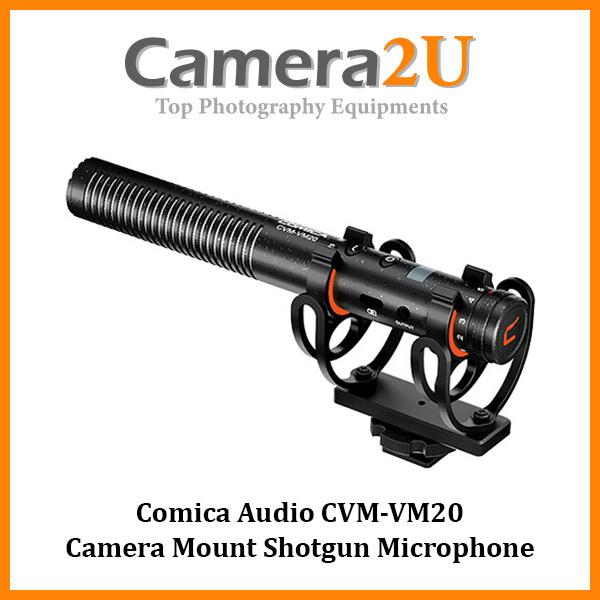 Comica Audio CVM-VM20 CVM VM20 Camera Mount Shotgun Microphone ...