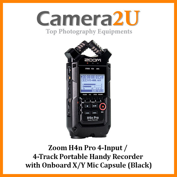 Zoom H4n Pro 4-Input / 4-Track Portable Handy Recorder with Onboard X/Y ...