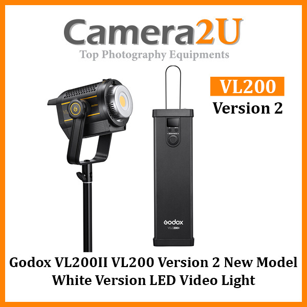 Godox VL200II VL200 Version 2 New Model White Version LED Video Light ...