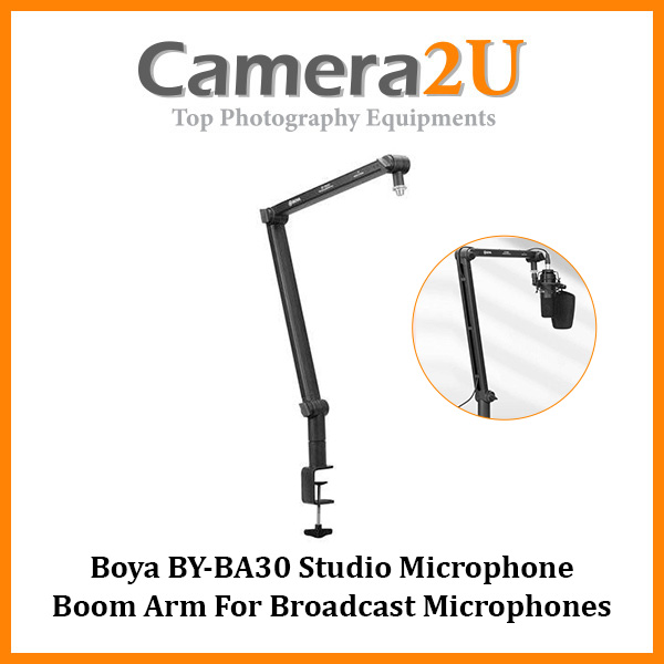 Boya BY-BA30 Studio Microphone Boom Arm For Broadcast Microphones | Camera2u Malaysia Top Camera ...