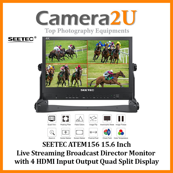 SEETEC ATEM156 15.6 Inch Live Streaming Broadcast Director Monitor with ...