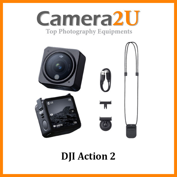 DJI Action 2 Magnetic 4K Full HD Action Camera 10m Waterproof Wide 155 ...