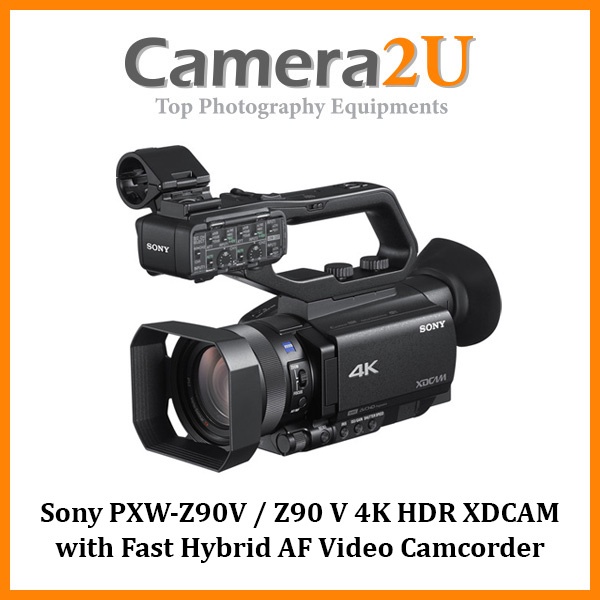 Sony PXW-Z90V / Z90 V 4K HDR XDCAM with Fast Hybrid AF Video Camcorder ...