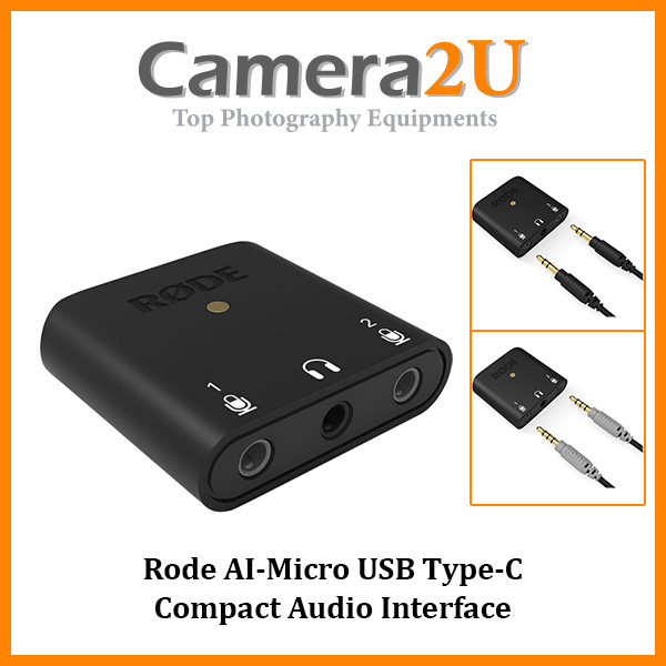 Rode AI-Micro USB Type-C Compact Audio Interface AI Micro | Camera2u ...