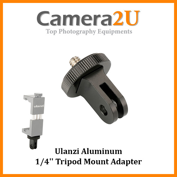 Ulanzi Aluminum 1/4'' Tripod Mount Adapter for Smartphone GoPro SJCAM ...