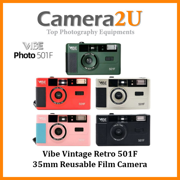 Vibe Vintage Retro 501F 35mm Reusable Film Camera | Camera2u Malaysia ...