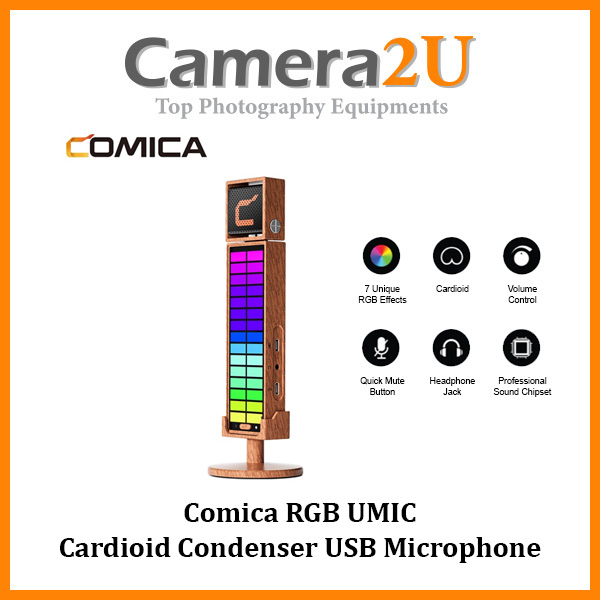 Comica RGB UMIC Cardioid Condenser USB Microphone | Camera2u Malaysia ...