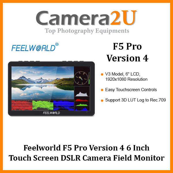 Feelworld F5 Pro Version 4 6 Inch Touch Screen DSLR Camera Field ...