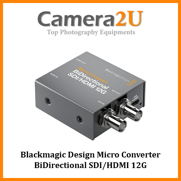 Blackmagic Design Micro Converter BiDirectional SDI/HDMI 12G | Camera2u ...