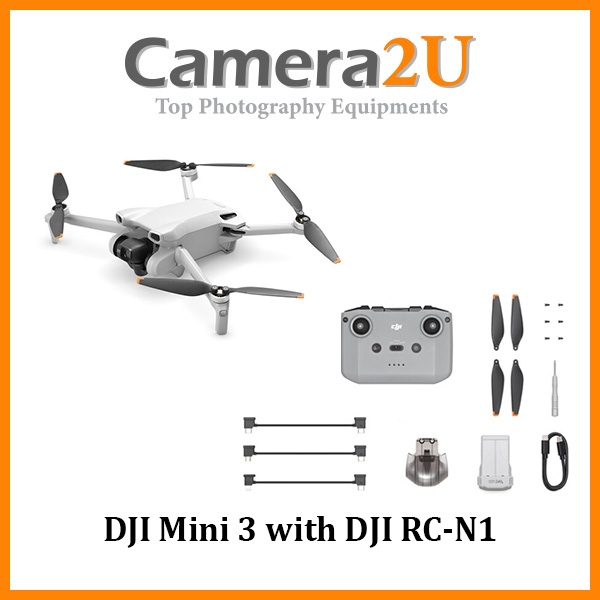 DJI Mini 3 with DJI RC-N1 Remote Fly More Combo Plus | Camera2u ...
