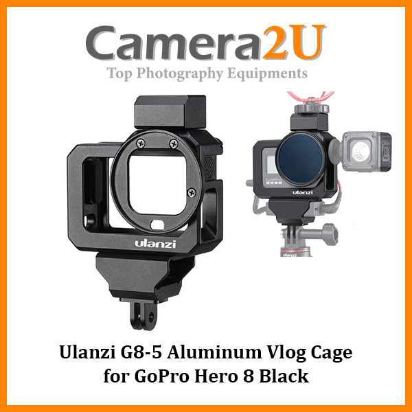 Ulanzi G8-5 Aluminum Vlog Cage for GoPro Hero 8 Black | Camera2u ...
