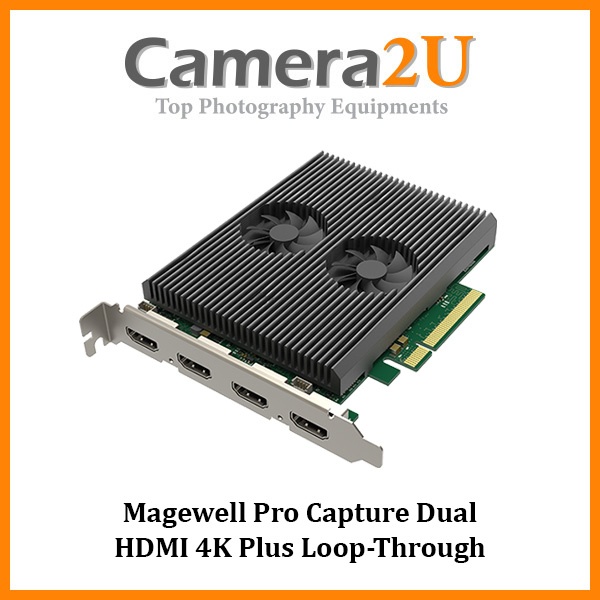 Magewell Pro Capture Dual HDMI 4K Plus Loop-Through | Camera2u Malaysia ...