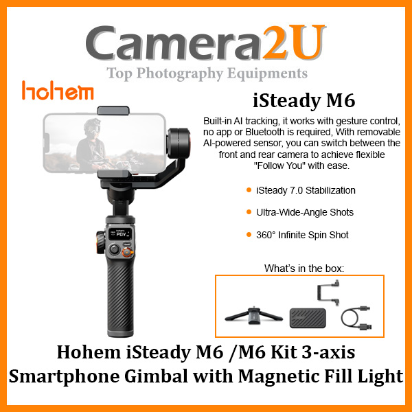 Hohem iSteady M6 /M6 Kit 3-axis Smartphone Gimbal with Magnetic Fill ...