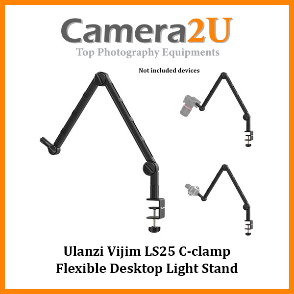 Ulanzi Vijim LS25 C-clamp Flexible Desktop Light Stand Microphone ...