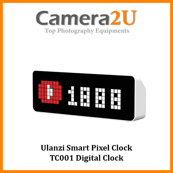 Ulanzi Smart Pixel Clock TC001 Digital Clock with LED Full-Color Large ...